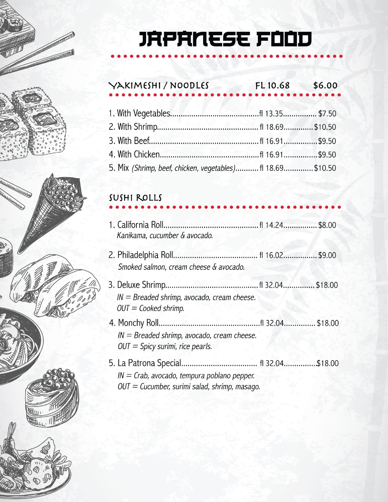 Restaurant Menu – Replay Restaurant & Bar